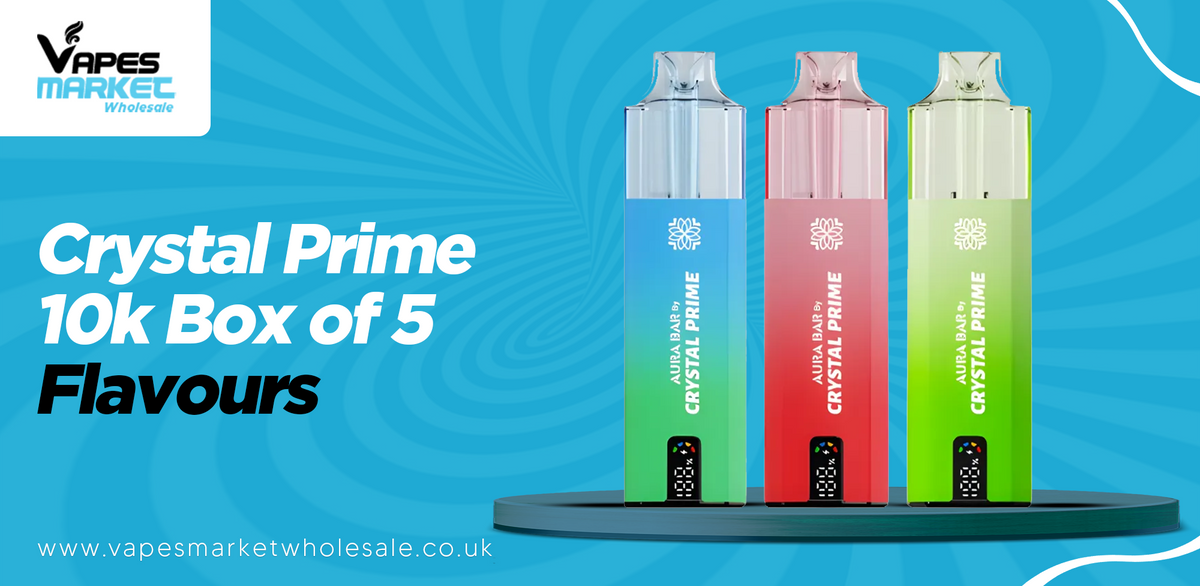 Crystal Prime 10k box of 5 Flavours