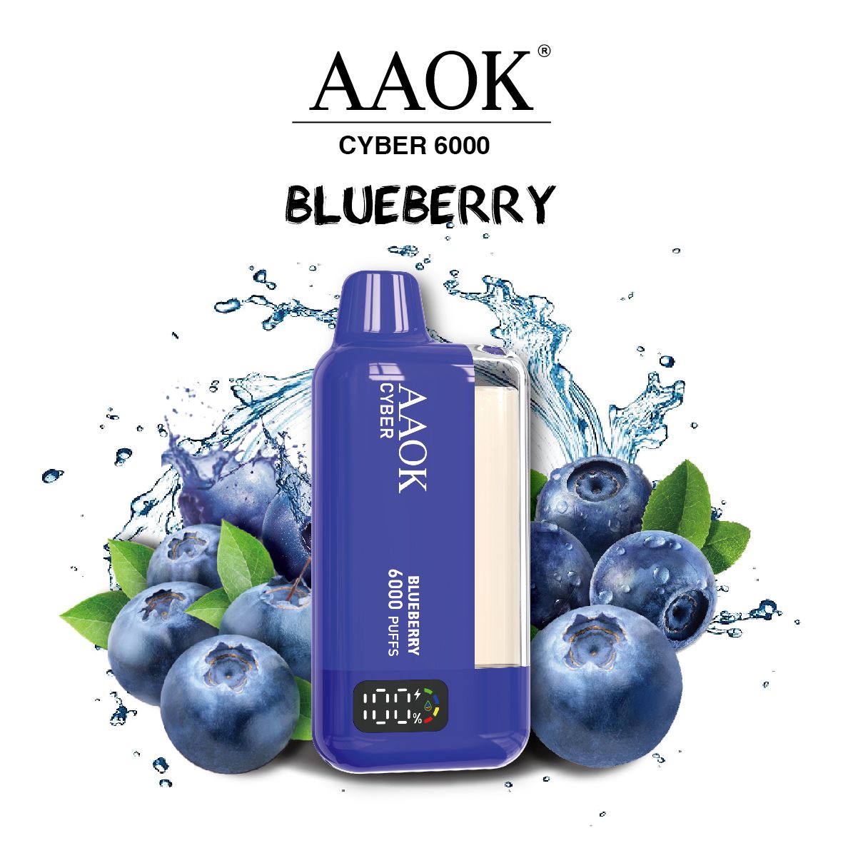 AAOK Cyber 6000 puffs Box of 5 | 10+ Flavours | £19.99 only