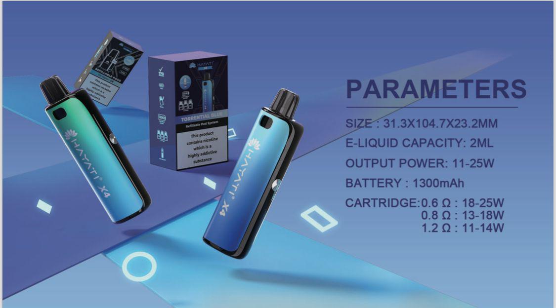 Hayati X4 Refillable Pod kit
