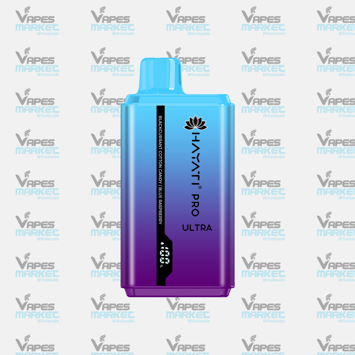 Hayati Pro Ultra 15000 Box of 10 Blackcurrant Cotton Candy / Blue Rasp