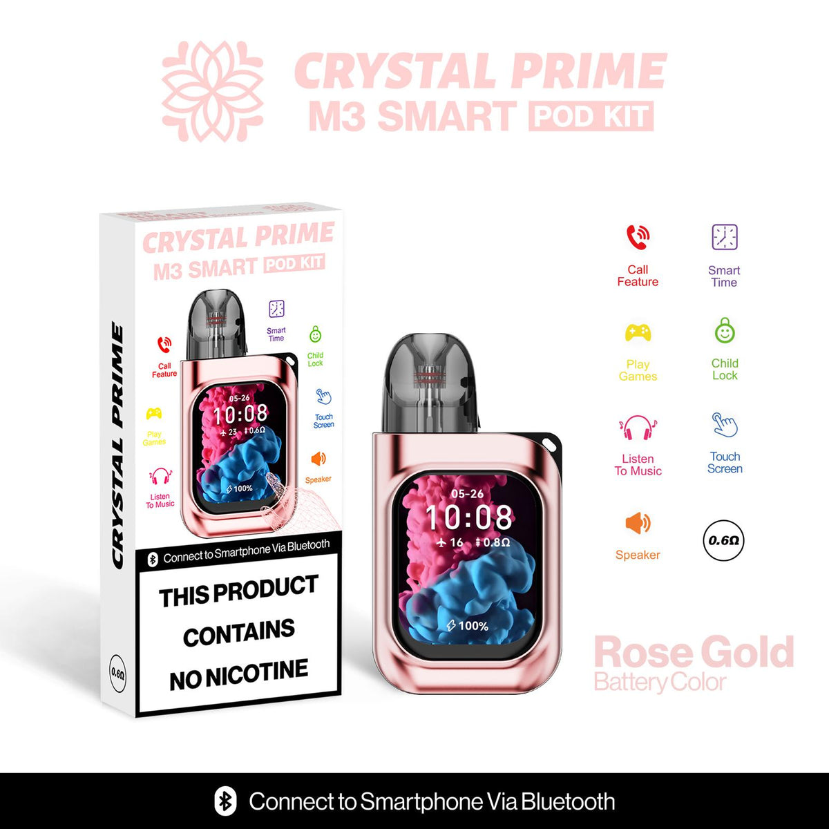 Crystal Prime M3 Smart Pod Kit Box of 5 - £39.99 Just